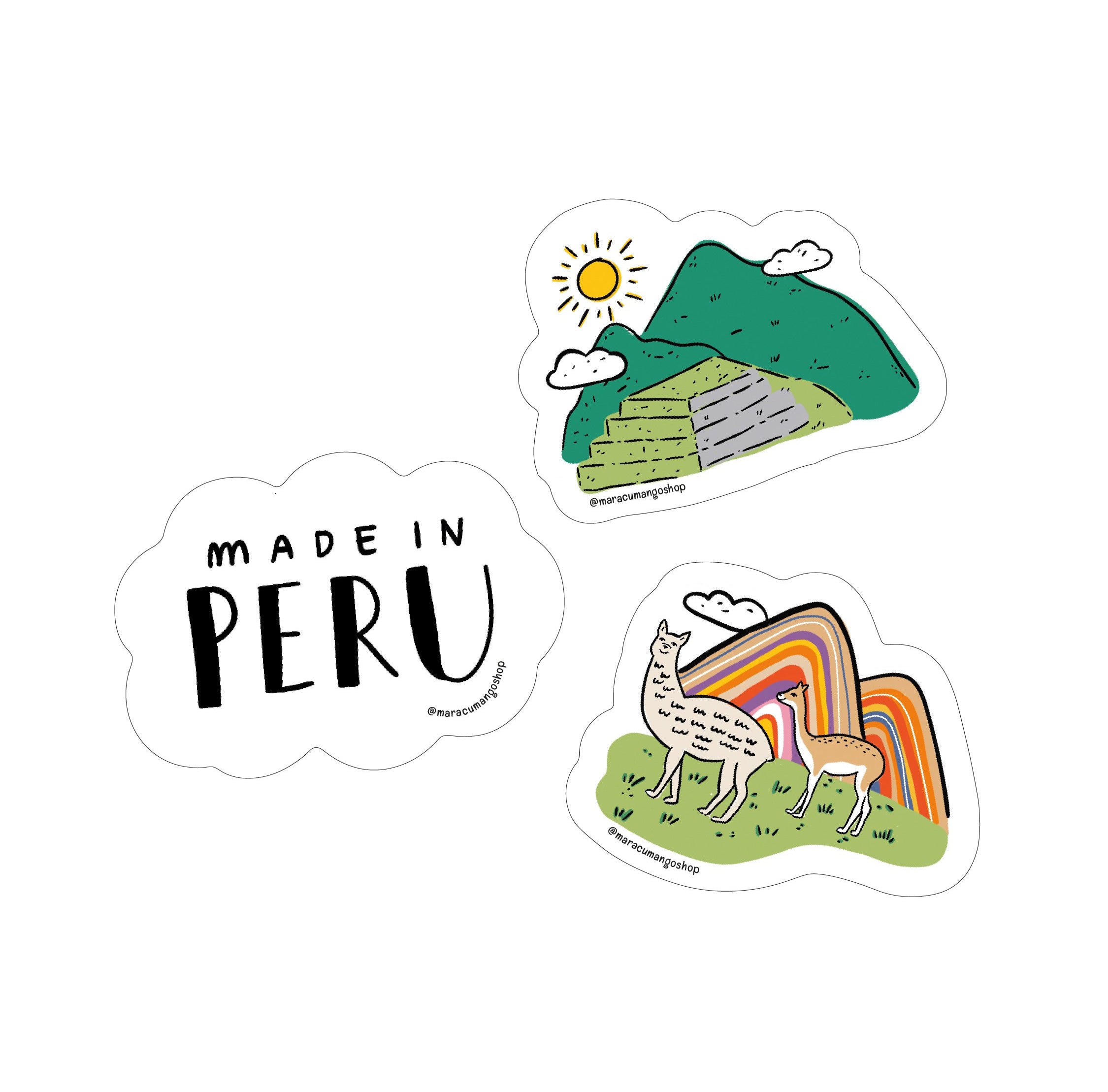 Stickers de Vinilo Made in Peru – maracumangoshop